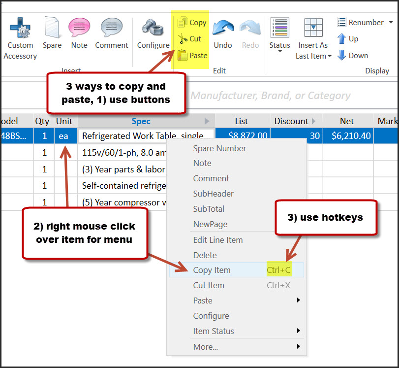 Copy Items Between Multiple Projects