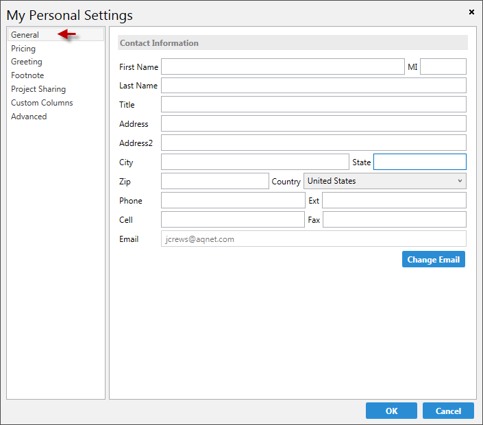 How Do I Edit My Default Contact Information?