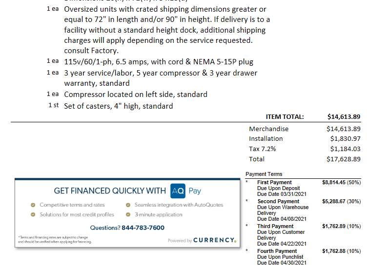 Payment Terms Quick Start Guide